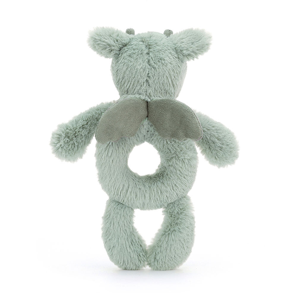 Bashful Dragon Ring Rattle - Official Jellycat