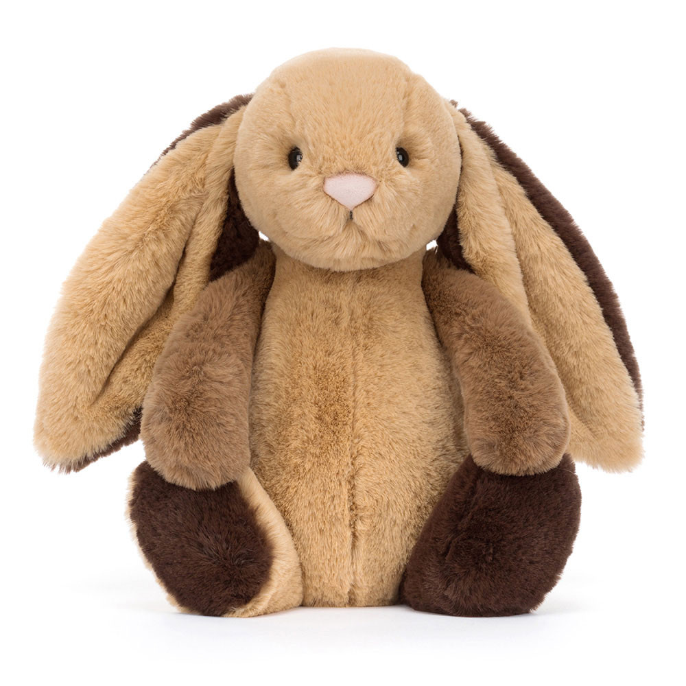 Bashful Patchwork Brown Bunny - Official Jellycat