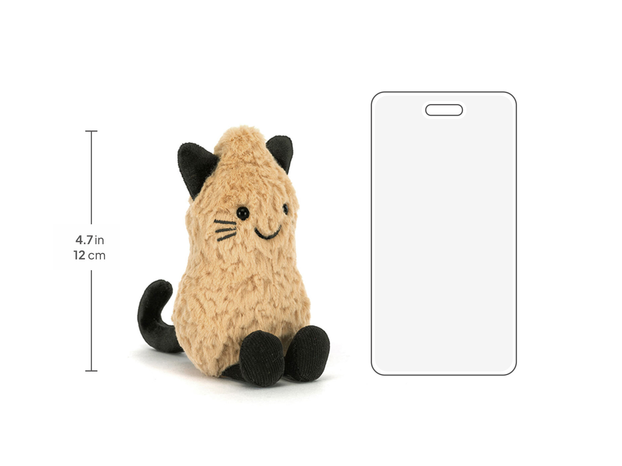 Amuseables Peanut Cat Outfit - Official Jellycat