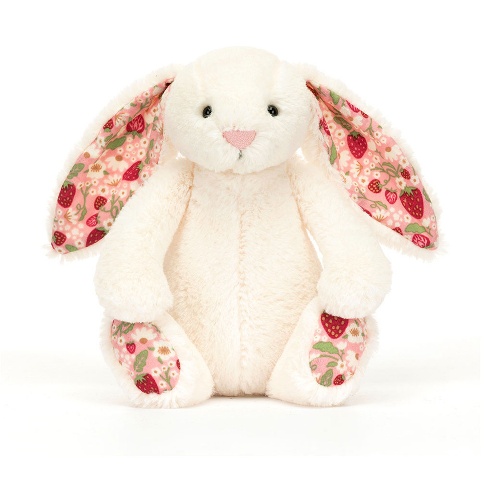 Blossom Cream Bunny 'Berry' - Official Jellycat