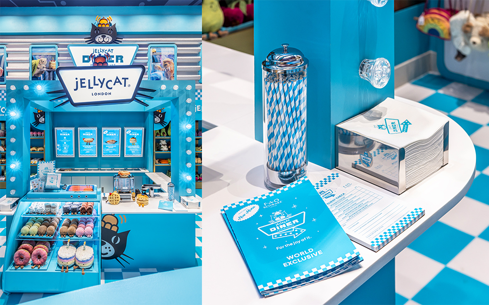 Jellycat Diner Experience at FAO Schwarz, New York