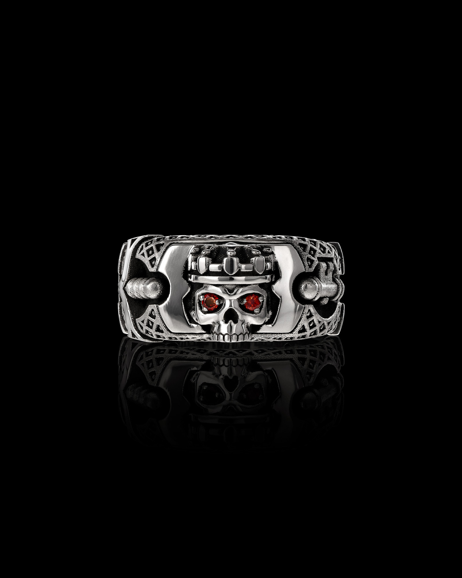 Biker Rings | Silver Biker Rings | Handcrafted by NightRider Jewelry