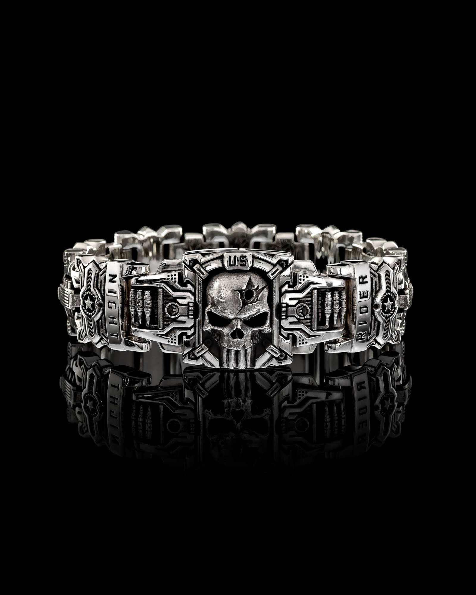 Guardian Lion Interlock Link Bracelet