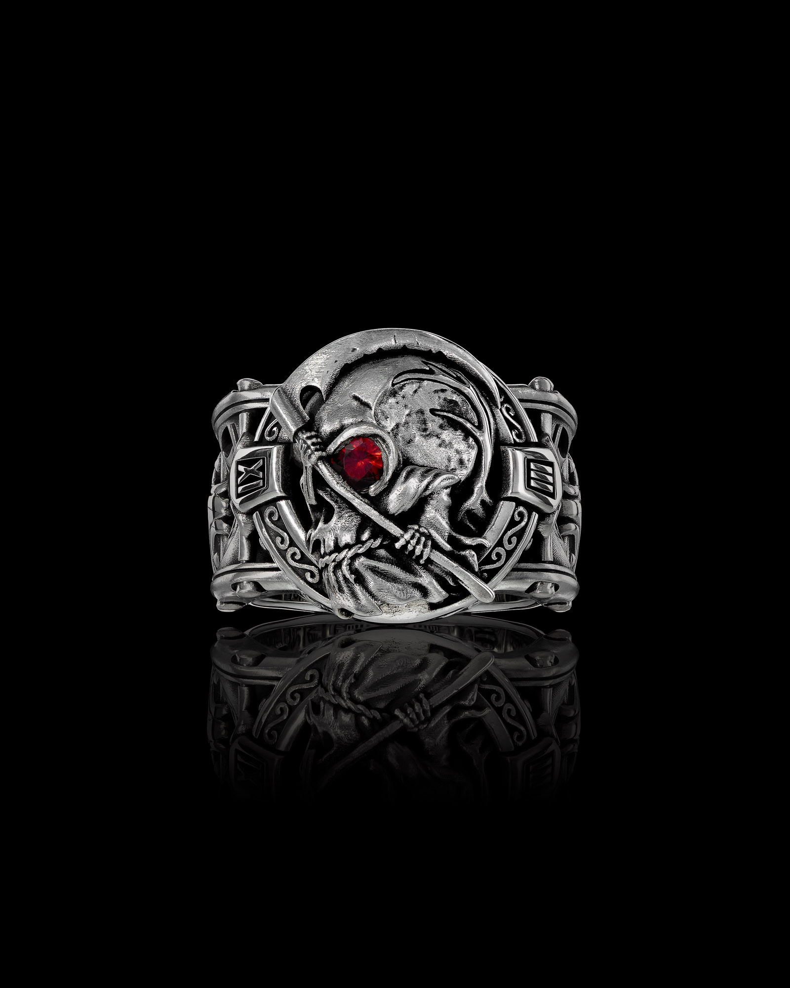 Biker Rings | Silver Biker Rings | Handcrafted by NightRider Jewelry