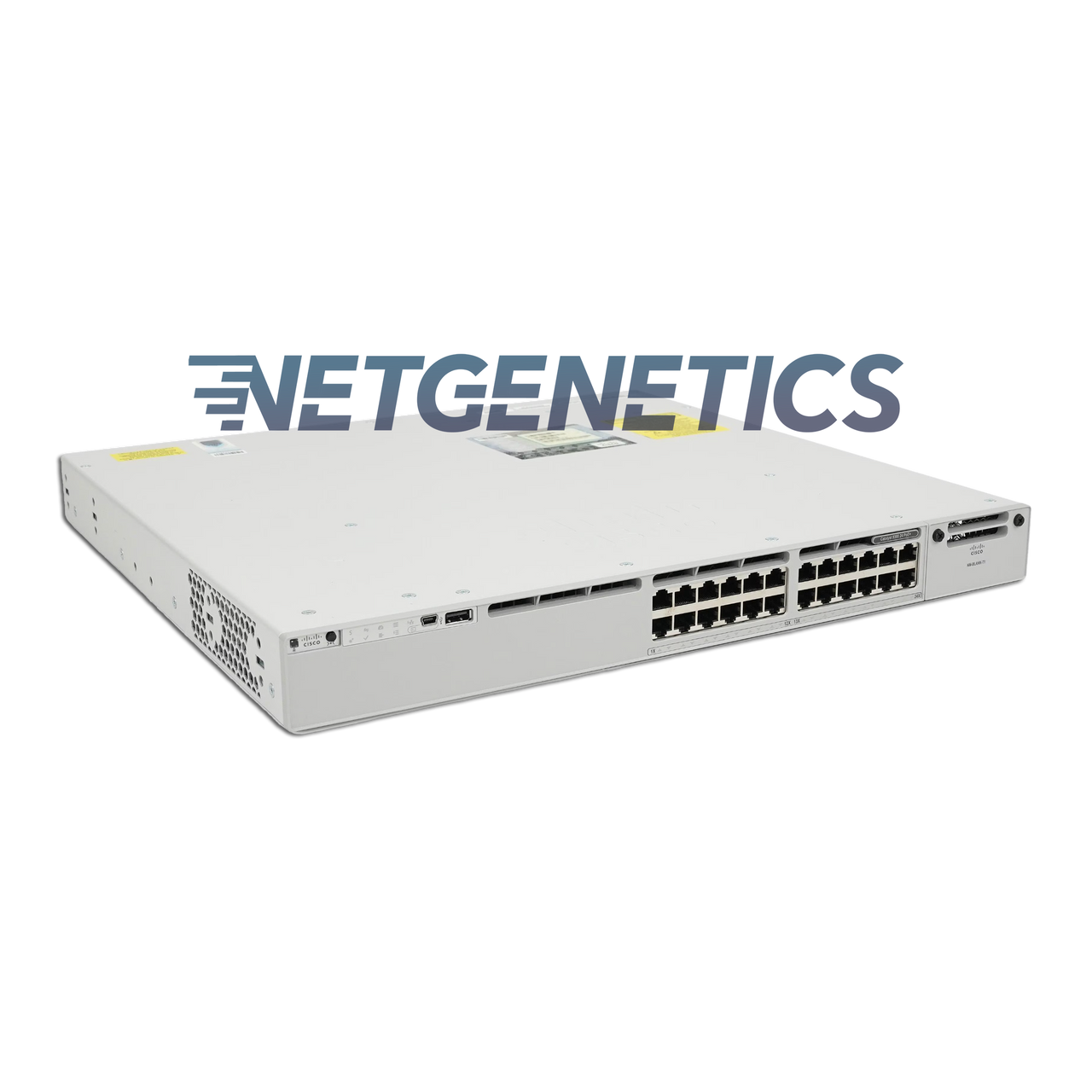 NEW Cisco C9300-24P-A 24x 1GB PoE+ RJ-45 1x Module Slot Switch