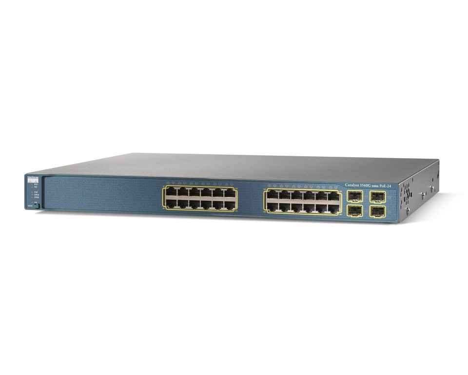Cisco WS-C3560G-24PS-E Catalyst 3560G Gigabit POE Switch