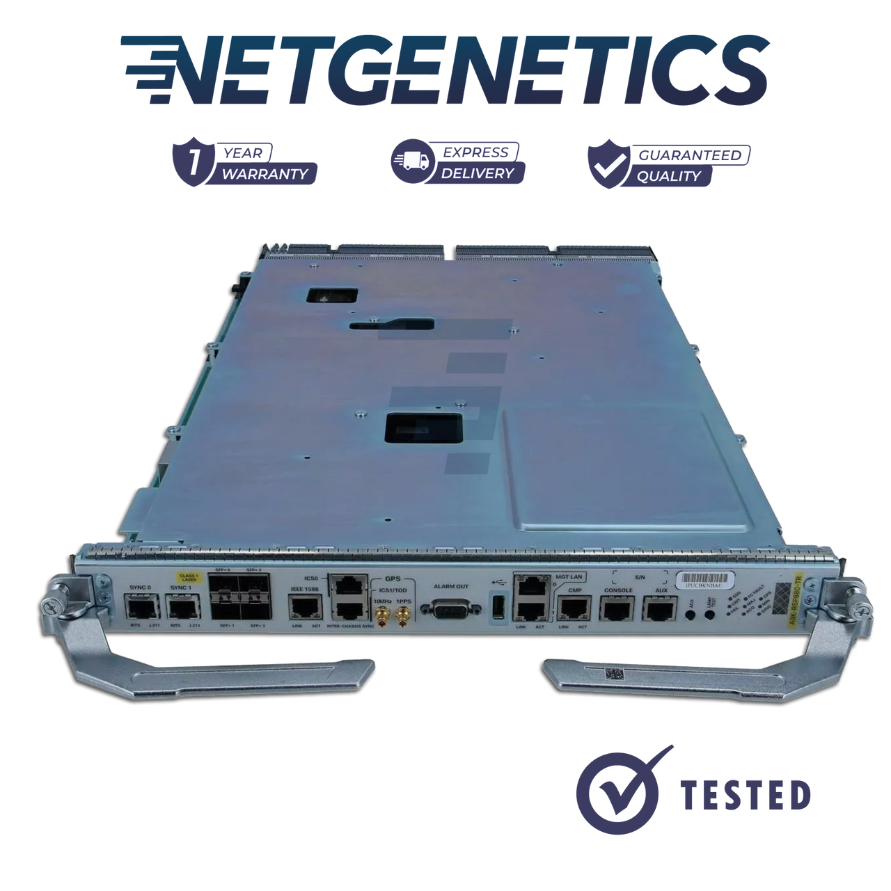 REF Cisco A9K-RSP880-TR 4x 10G SFP+ 2x GE 16GB RAM Route Switch Processor