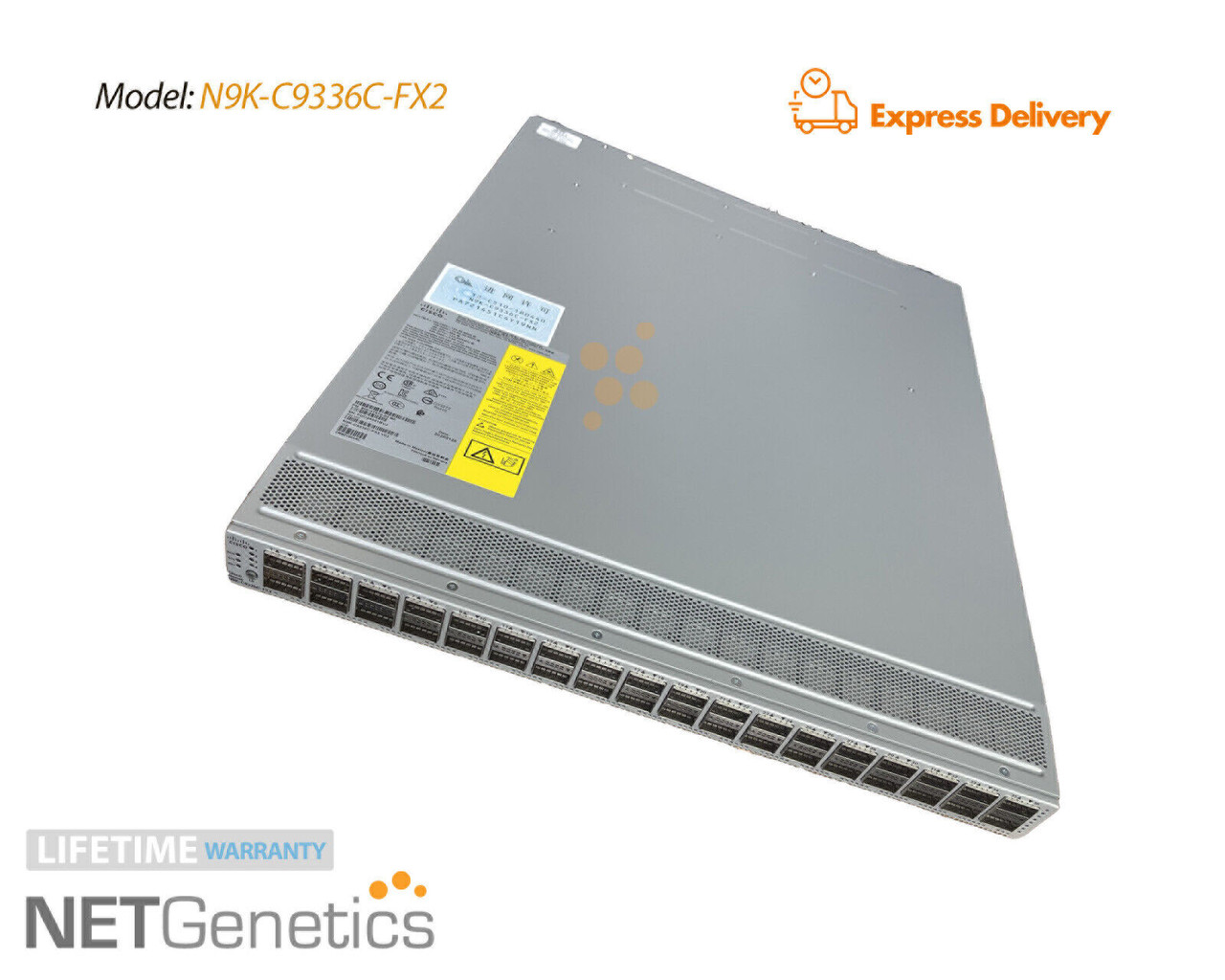 Cisco N9K-C9336C-FX2 Nexus 9300-FX 32x 100GB QSFP28 Back-to-Front ...