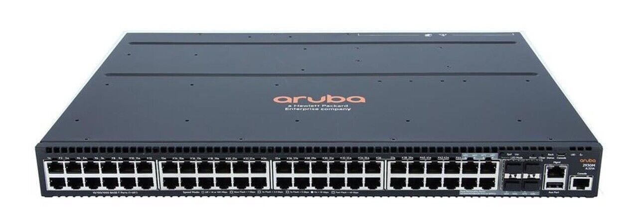 Aruba 2930M-48G (JL321A) 48 Port Switch - 2 power supplies
