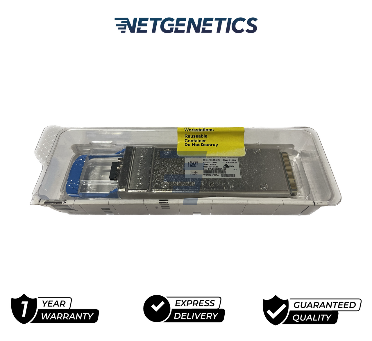 Cisco CPAK-100GE-LR4 optical transceiver, 100GBASE