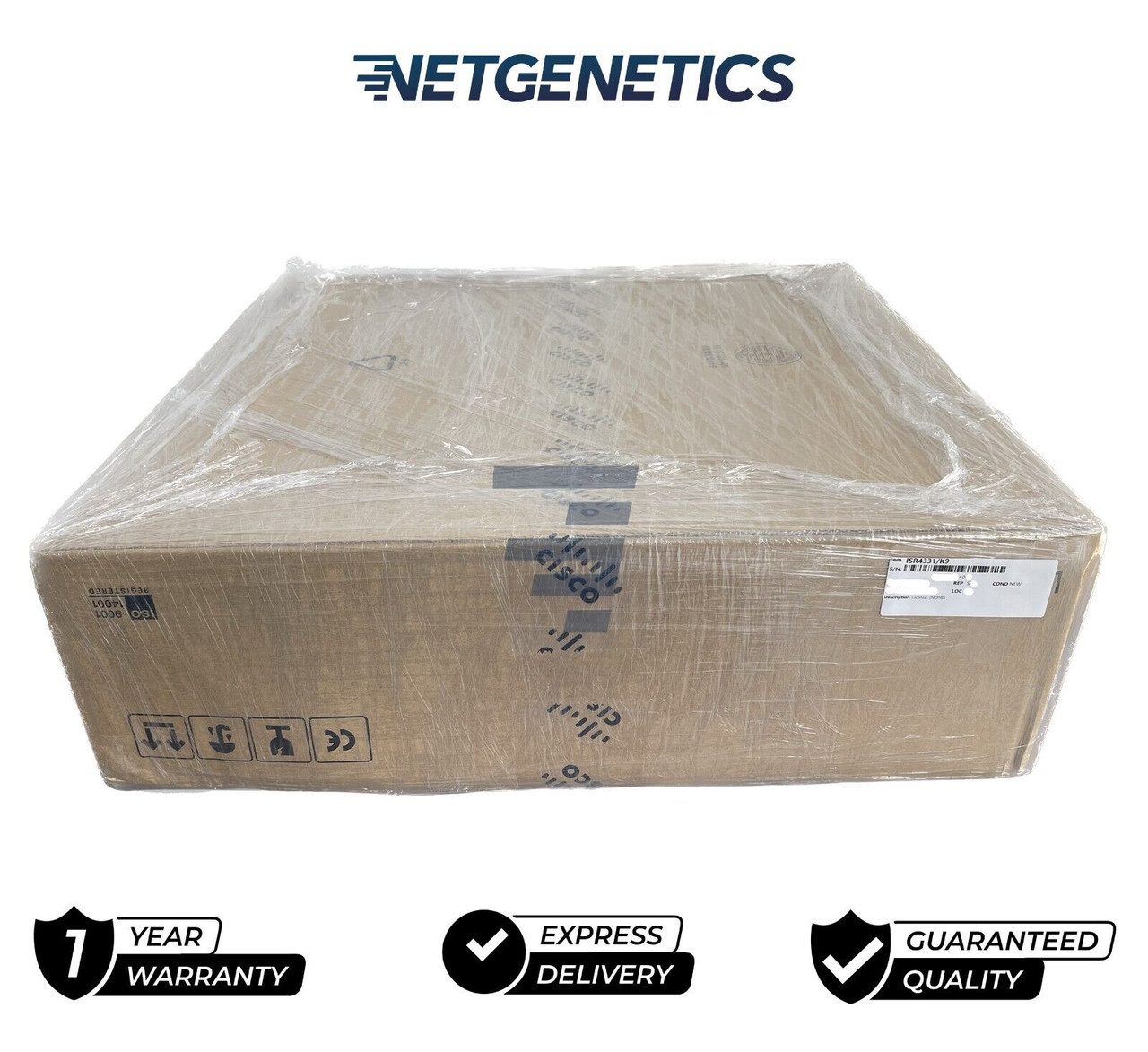 NEW Cisco ISR4331/K9 Integrated Services 4331 Router (No Clock Issue)