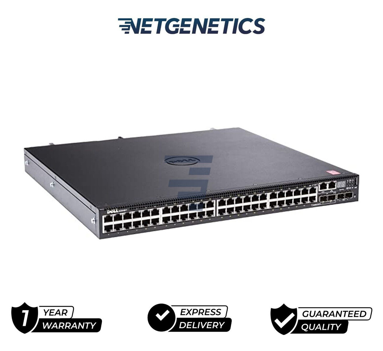 Dell N3048P 32x 1GB PoE+ RJ-45 12x 1GB PoE RJ-45 2x 10GB SFP+ F-B ...