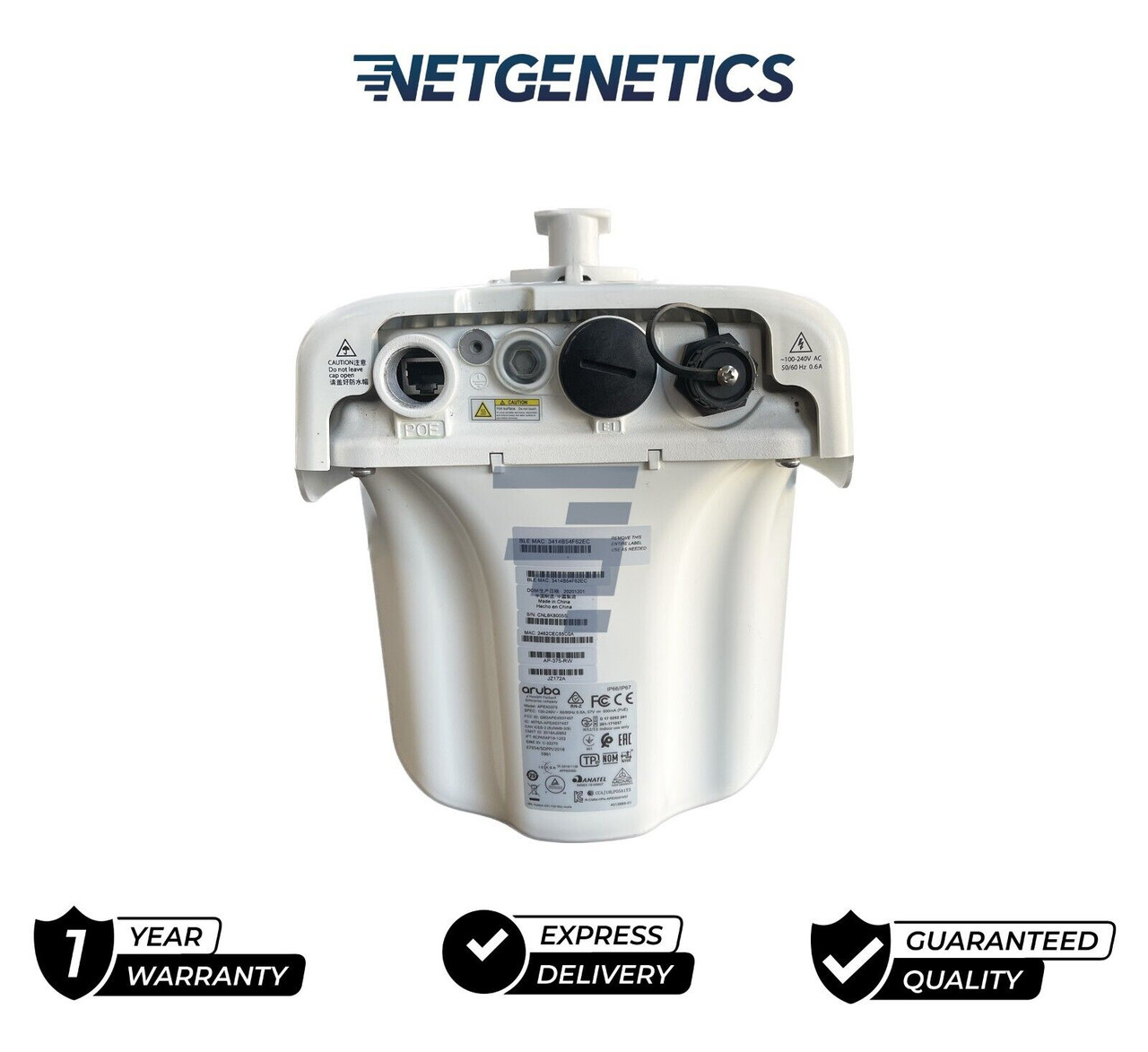 HPE Aruba AP-375 (RW) 802.11ac Outdoor Wireless Access Point JZ172A