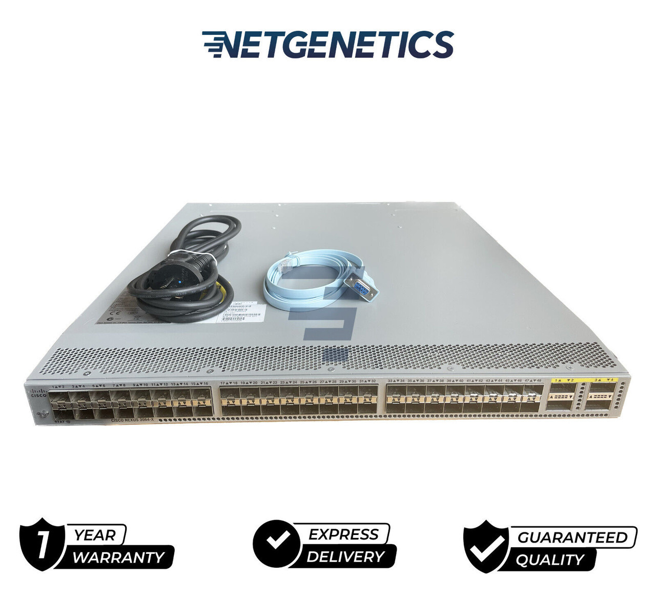 Cisco N3K-C3064PQ-10GX Nexus 3064 48 Port SFP+ 4 QSFP+ DUAL AC