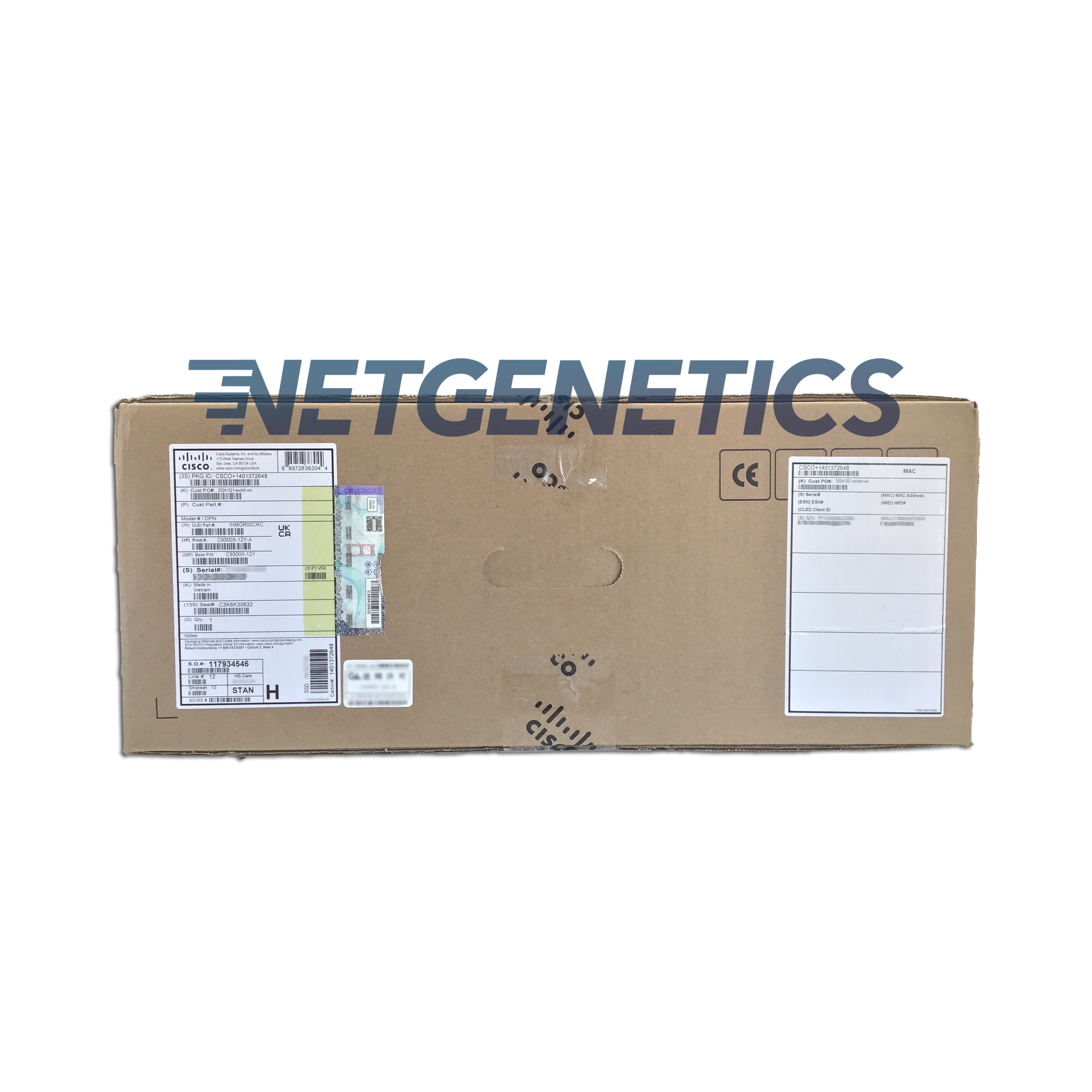 Cisco C9300X-24Y-E Catalyst 9300X 24x25G Fiber Ports, modular uplink Switch