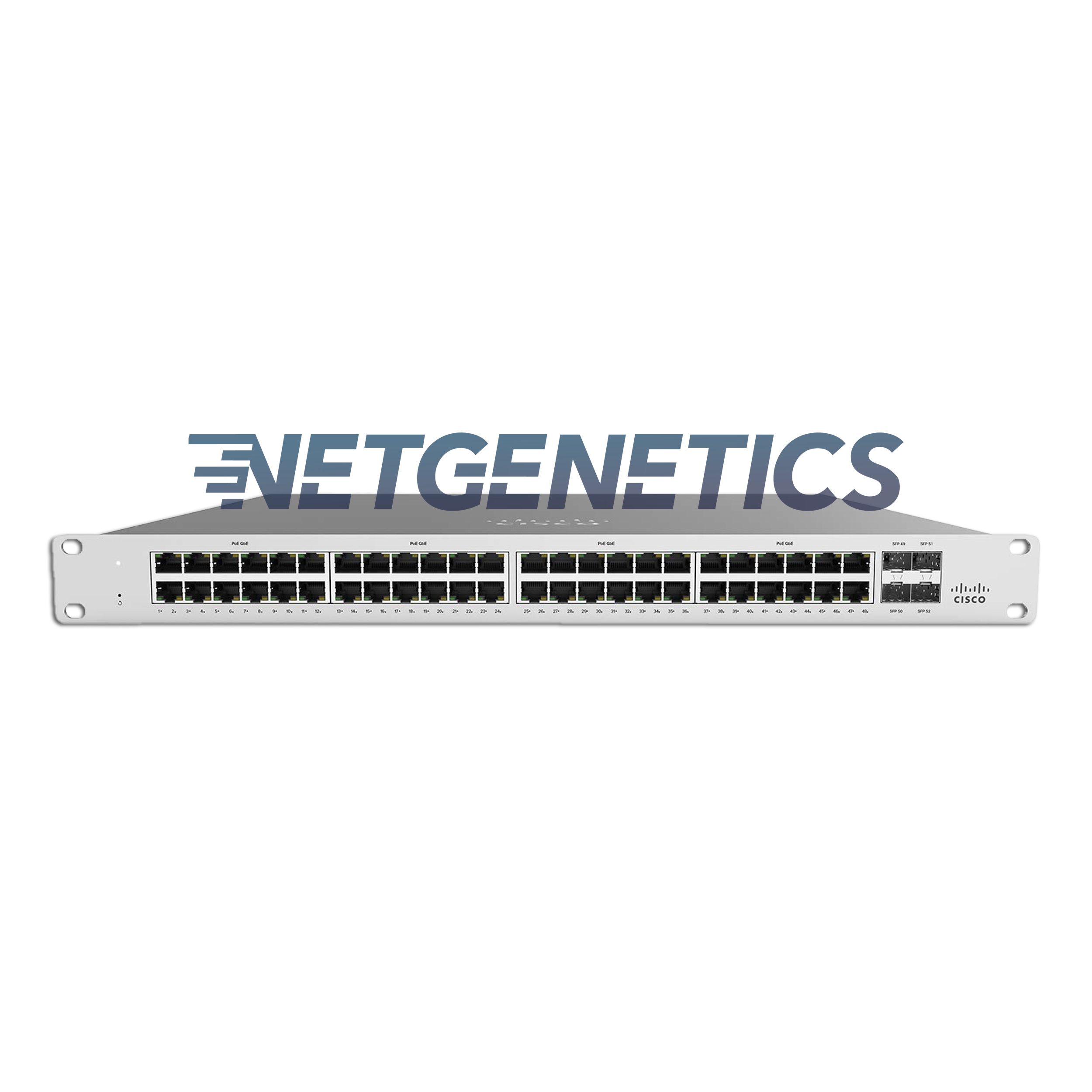 Cisco Meraki MS210-48FP-HW 48-Port 1GbE PoE+ Unclaimed Switch