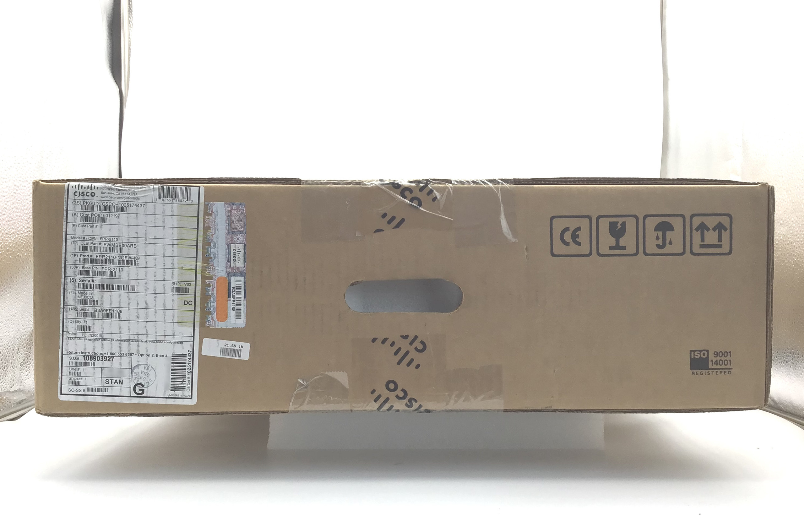 Cisco FPR2110-NGFW-K9 Firepower 2100 12x 1GB RJ-45 4x 1GB SFP Firewall