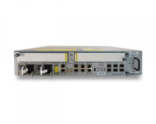 Cisco ASR-9001 V01 Router w/ 2x A9K-750W-AC PSU A9K-MPA-1X100GE