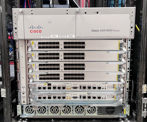 Cisco ASR 9006 2x A9K-RSP440-TR 4x A9K-24X10GE-TR Service Router ...