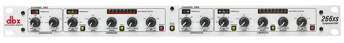 DBX 266xs Dual Compressor Gate