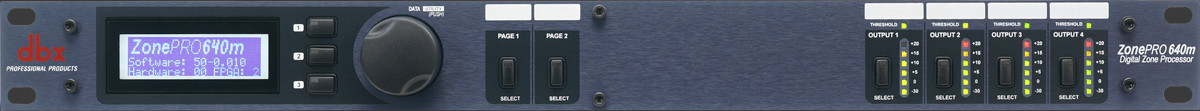 DBX ZonePro 640m 6x4 Digital Zone Processor