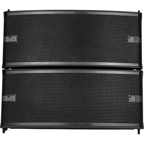 db Technologies DVA M2M+M2SW 2-Way Active Line Array Module with Slave Module (White)