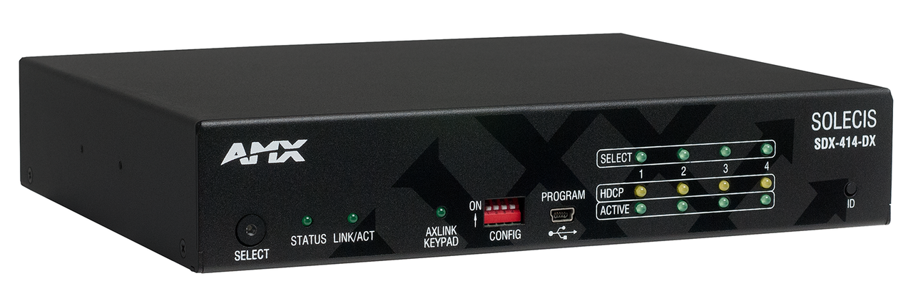 AMX FG1010-314 Solecis 4x1 4K HDMI Digital Switcher with DXLink Output