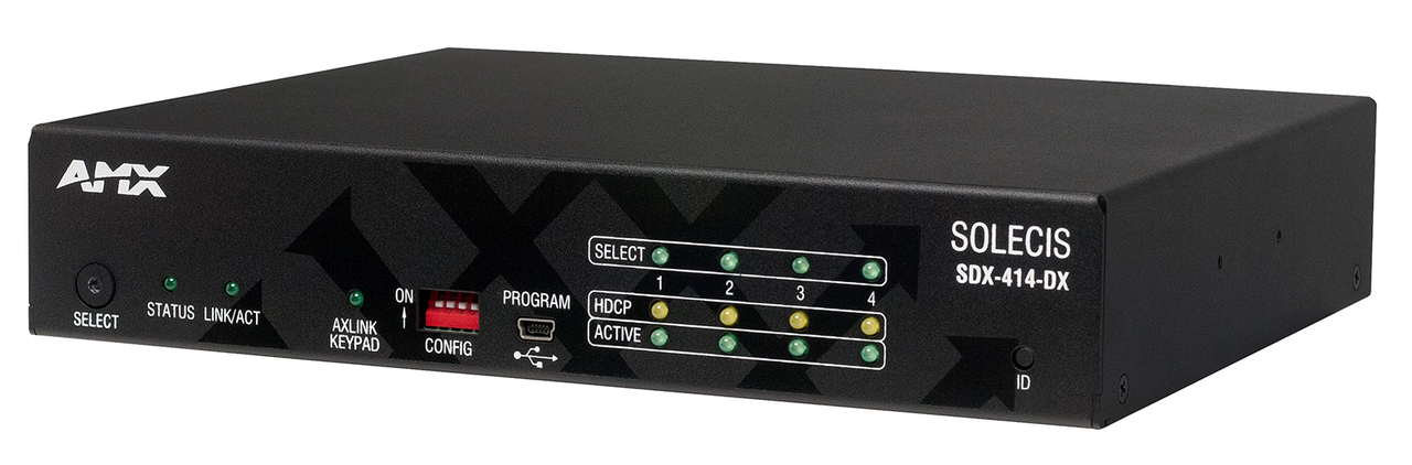 AMX FG1010-314 Solecis 4x1 4K HDMI Digital Switcher with DXLink Output