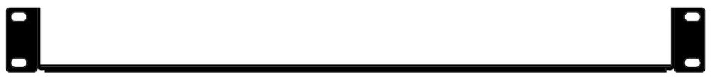 BSS BSSRACKSHELF1UFX - Rack Mount Kit for up to two BLU-BIB / BLU-BOB ...