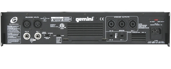 Gemini GPA-2000 Professional Power Amplifier