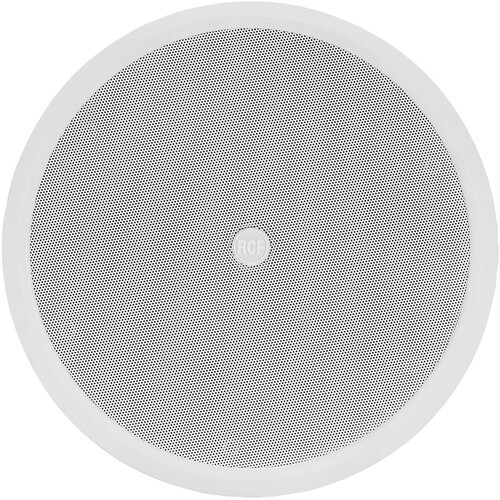 RCF CMR-60T-W 6" Two Way Ceiling Monitor Speaker w/Transformer (Wht) 80w