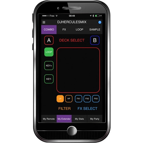 Hercules Universal DJ Bluetooth DJ Software Controller