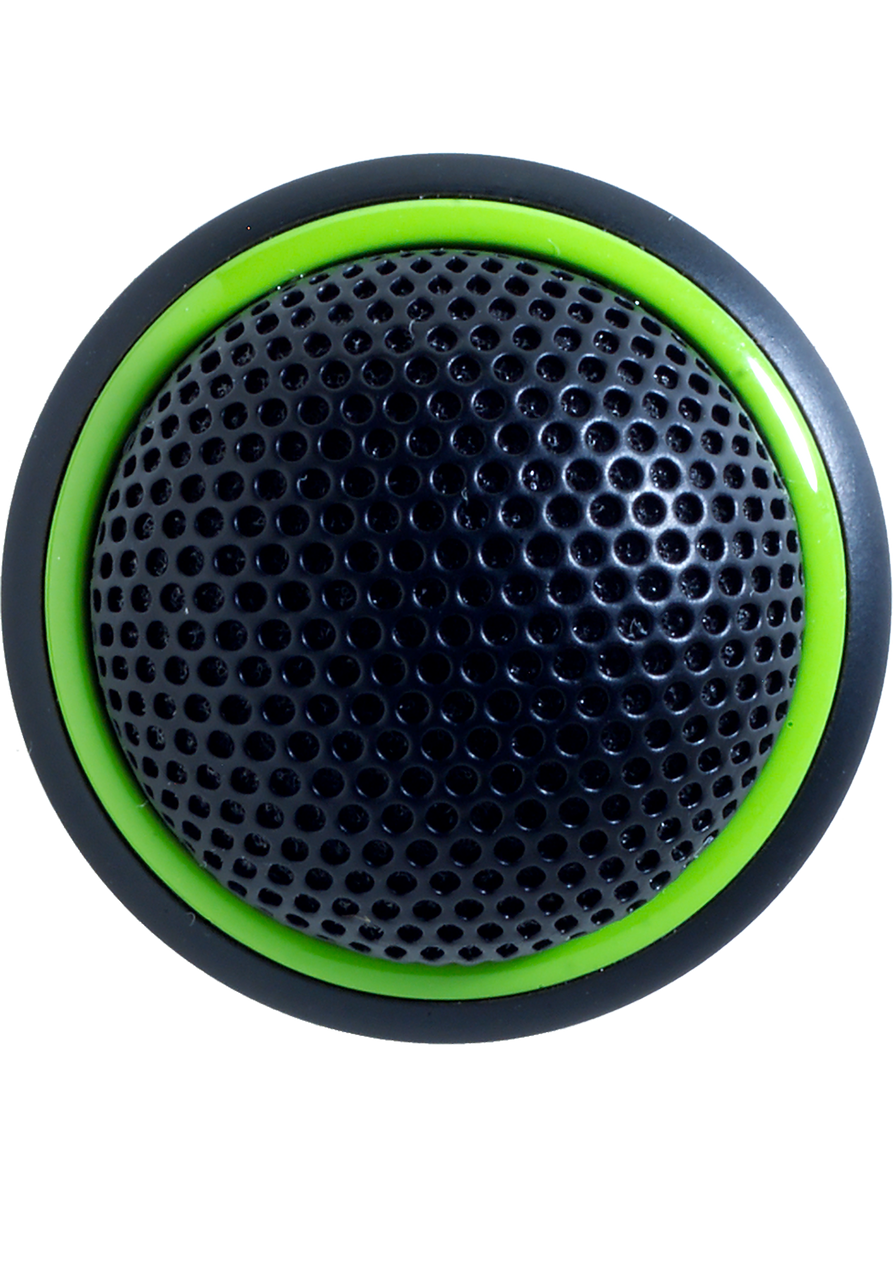 Shure MX395B/O-LED Black Low Profile Boundary Mic Omni remoteable LED 5 ...