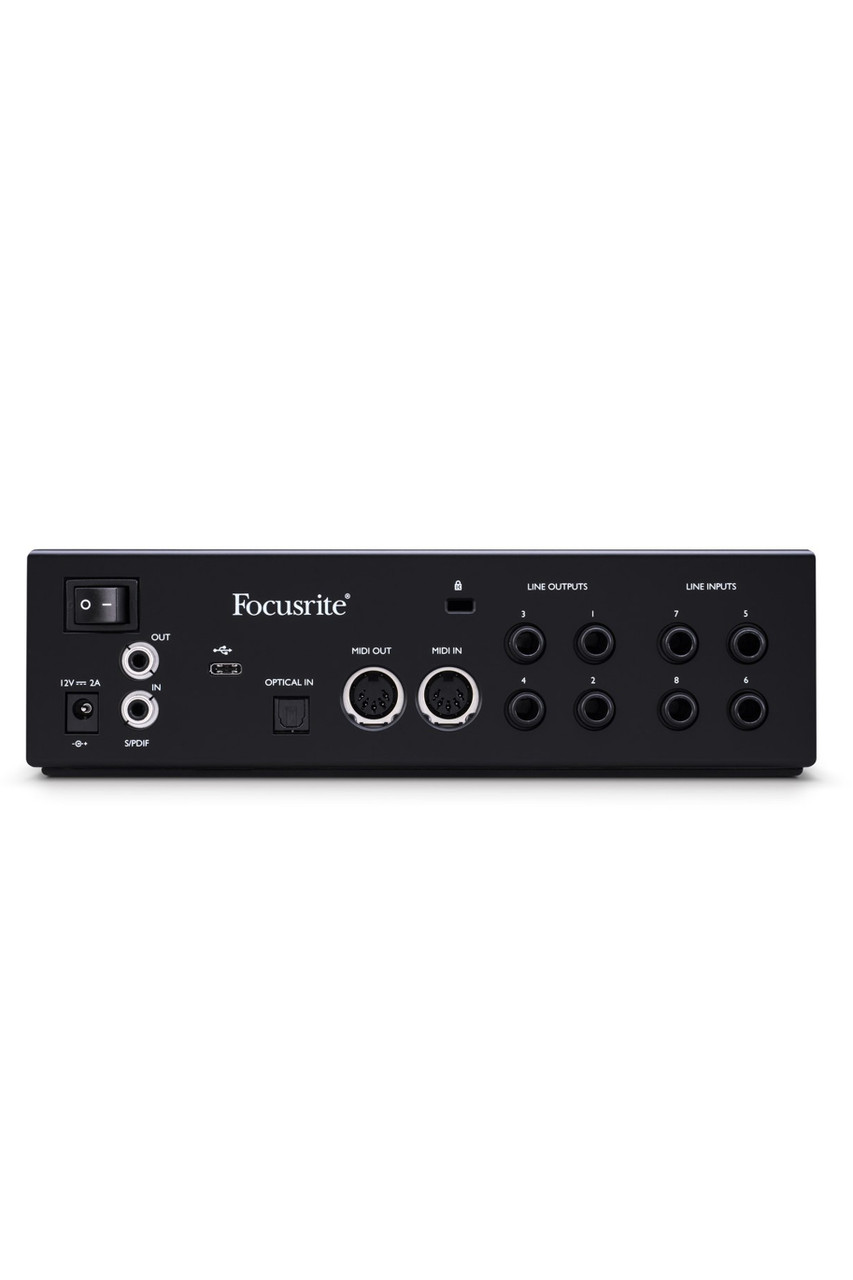 Focusrite Clarett+ 4Pre USB-C Audio Interface with 4 Mic Preamps and ...