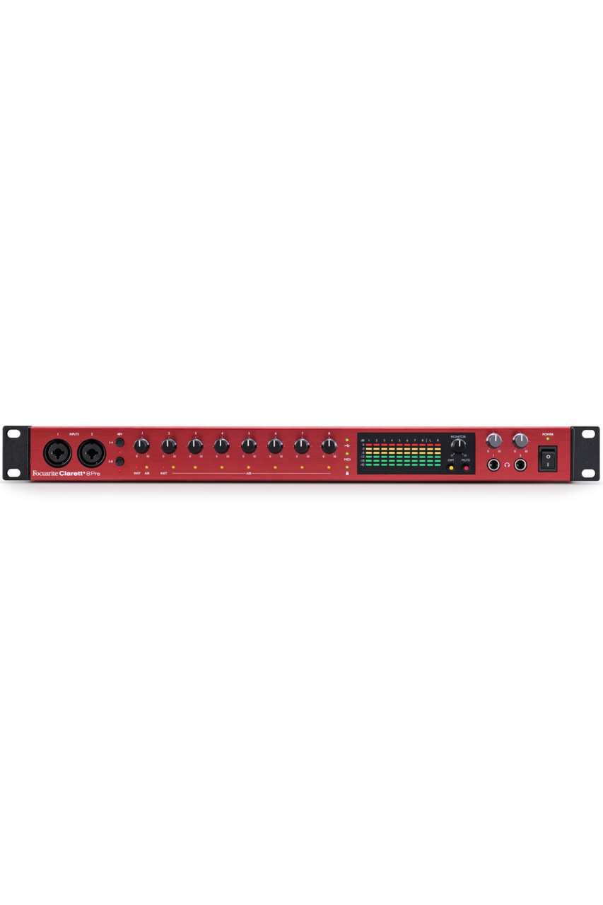 Focusrite Clarett+ 8Pre USB-C Audio Interface