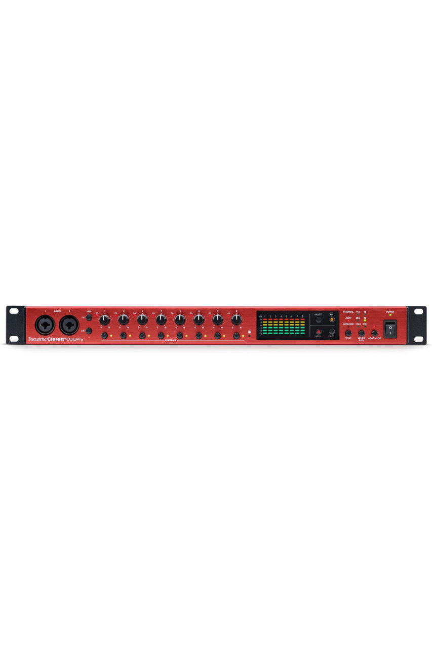 Focusrite Clarett+ OctoPre USB-C Audio Interface