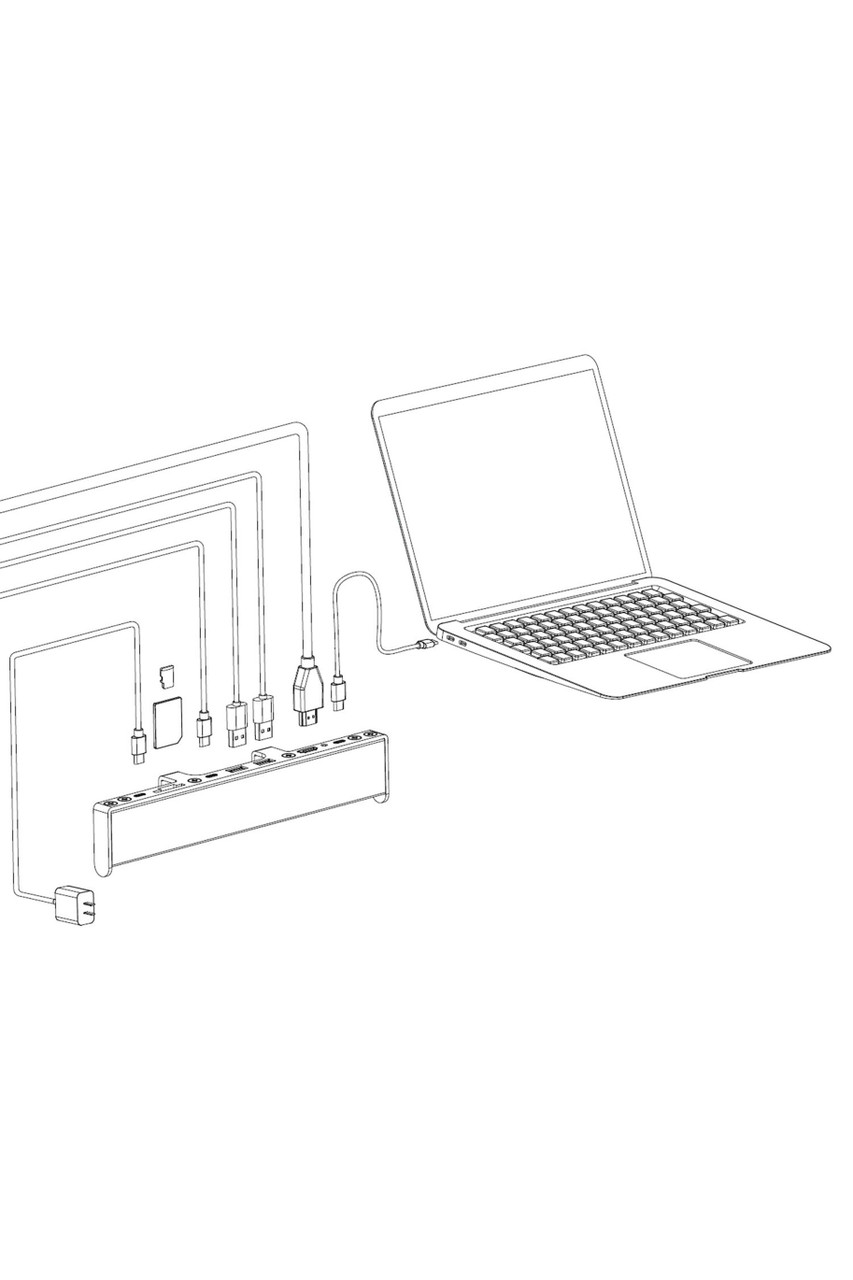 Odyssey Laptop Stand Pro Media Hub