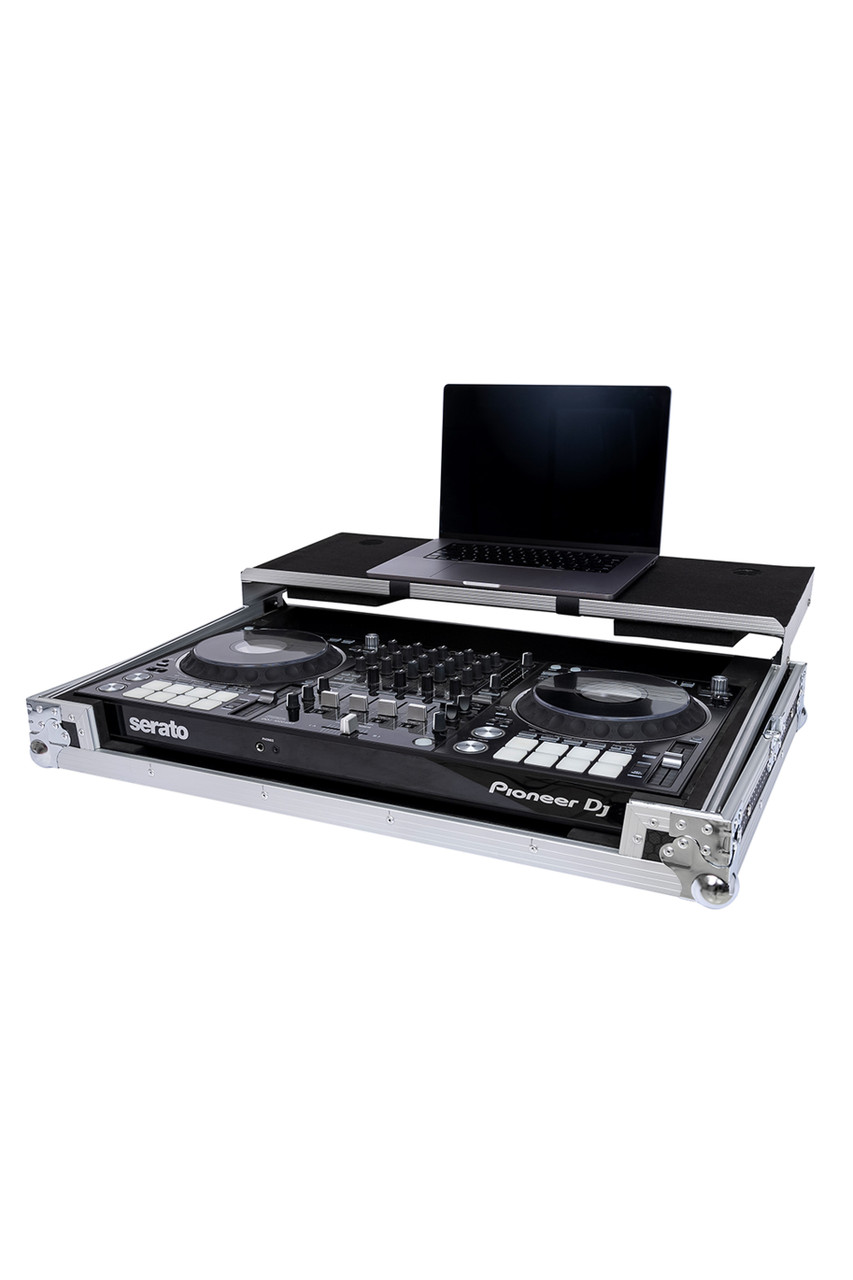 HEADLINER FLIGHT CASE FOR DDJ-FLX10 W/ LAPTOP PLATFORM