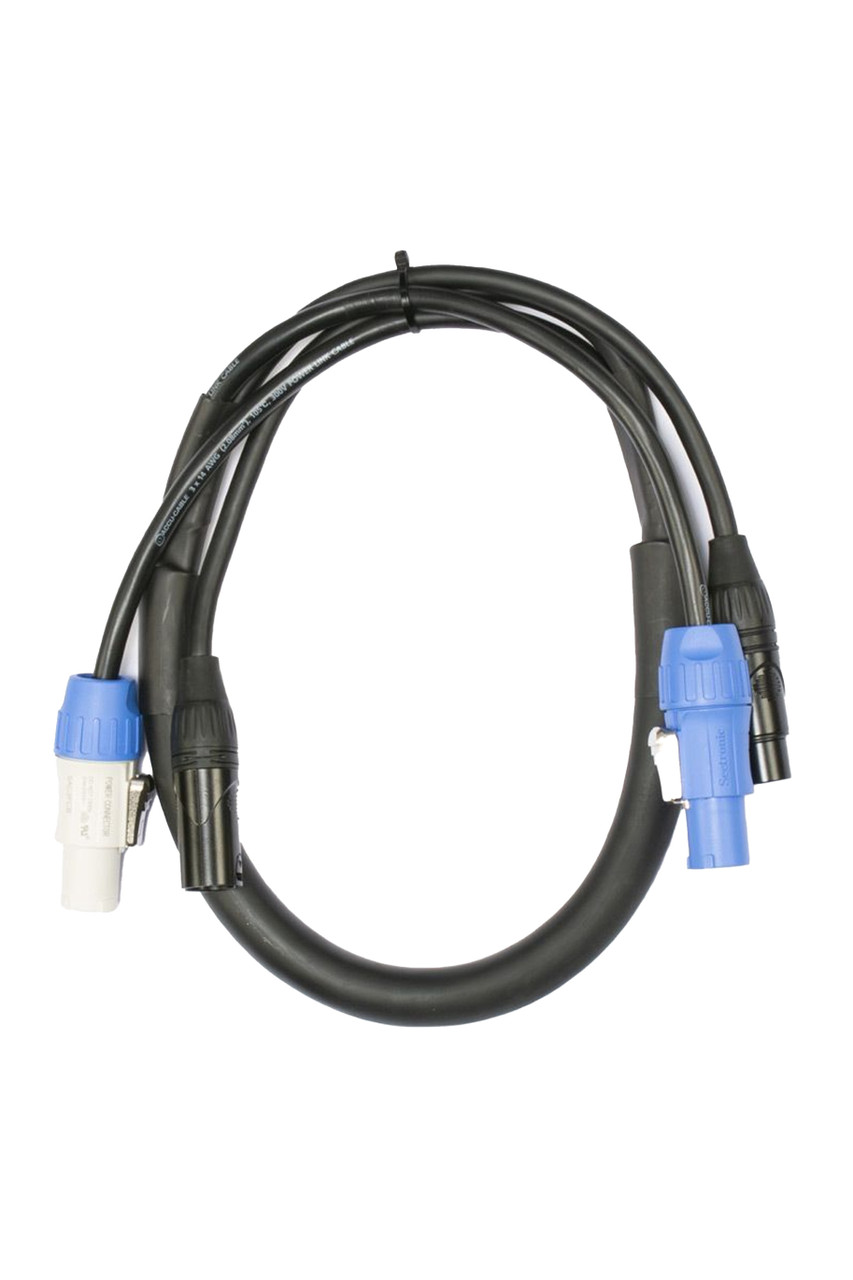ADJ Accu-Cable AC5PPCON3 5-pin DMX & Locking Power Link combo cable.