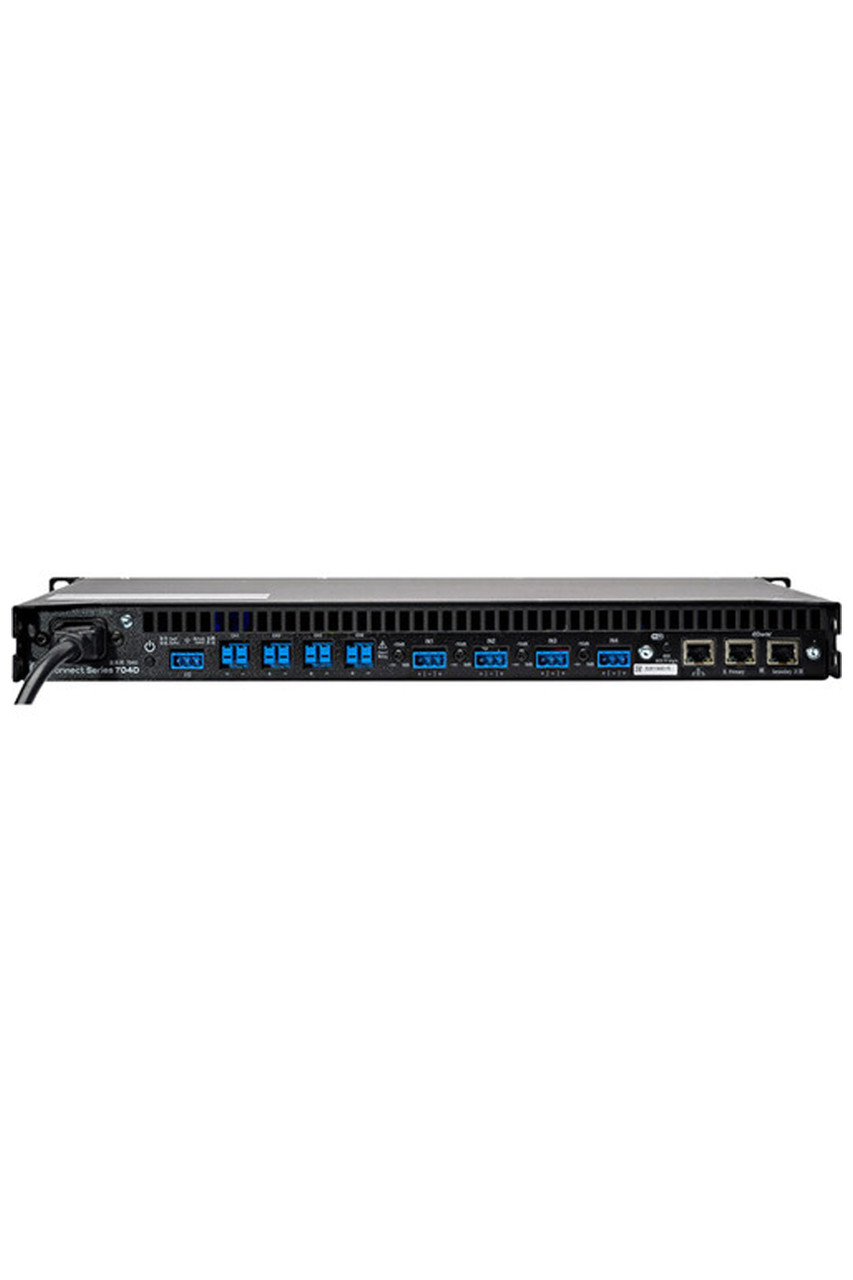LEA Professional 704D Connect Series 4-Channel 700W Amplifier with Dante.