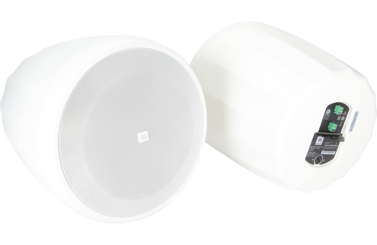 JBL Control 68HP 8" Two-Way Pendant Loudspeaker (Pair, White)
