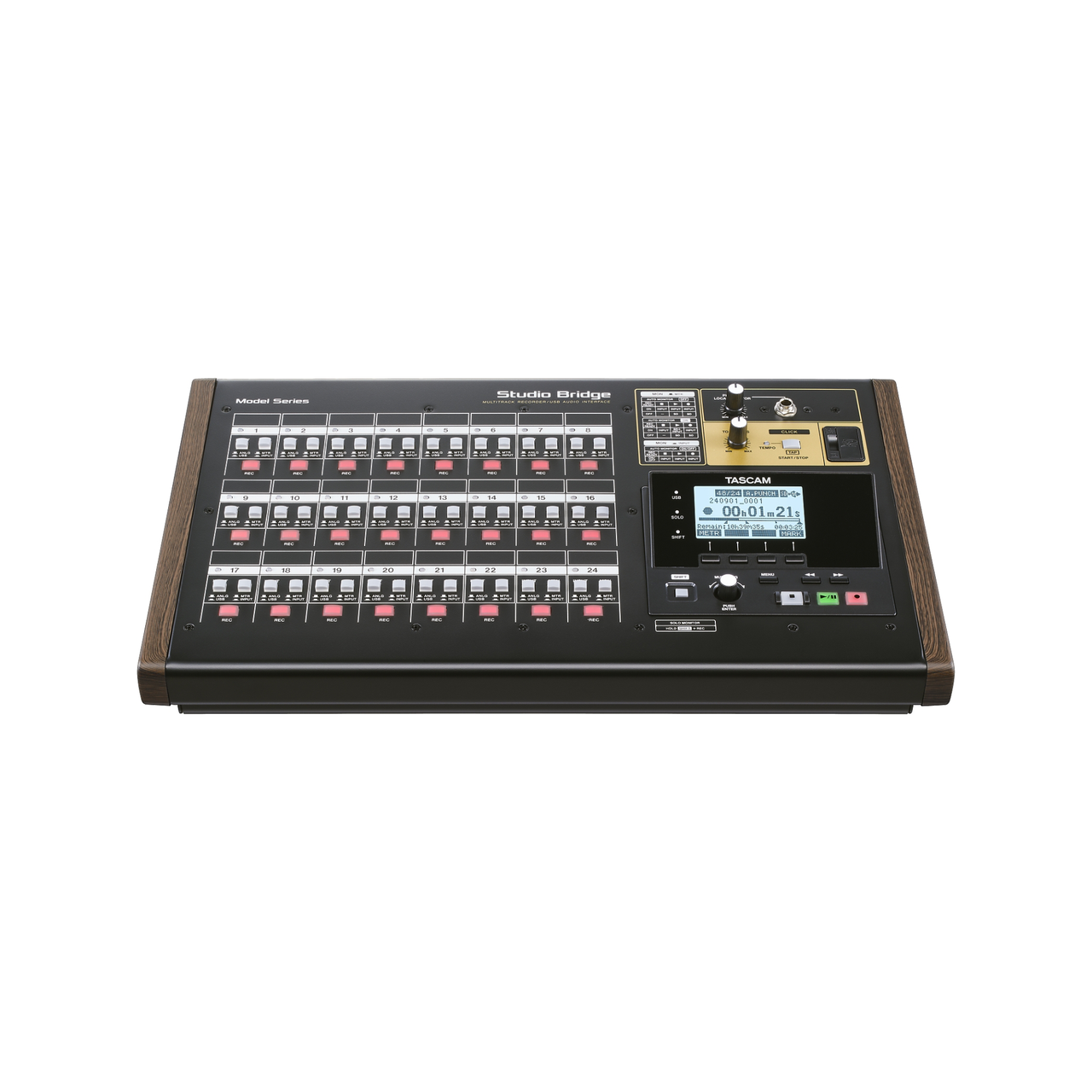 Tascam STUDIOBRIDGE 24-Track Audio Recorder / Audio/MIDI Interface ...