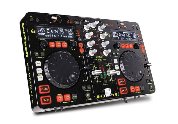 DJ Tech U2 Station MKII Twin MP3 Player and Twin USB Dock and 2CH DJ ...