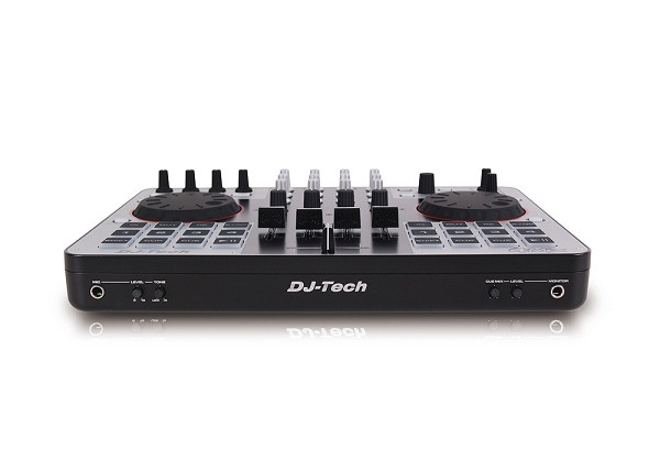 DJ Tech 4MIX 4-Channel Controller with Audio Interface Built-in