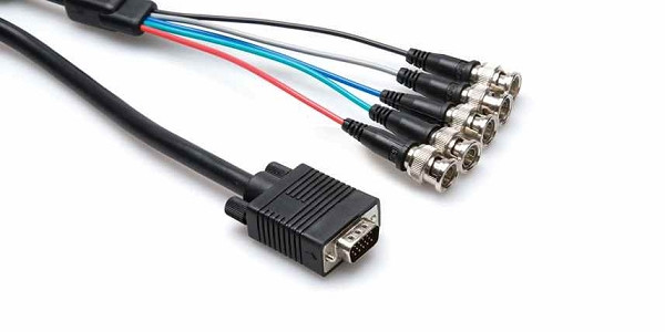 Hosa RGB VGA Breakout - DE15 to BNC - GearclubDirect