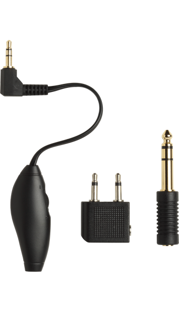 Shure EAADPT-KIT Adapter Kit combines 1/4" Adapter Airline Adapter ...