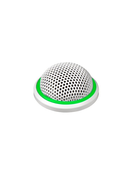 Shure MX395W/O-LED White Button Mic OMNIDIRECTIONAL remoteable LED 5 ...