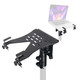 ProX Laptop Shelf fits on Monitor Mounting Arm - White