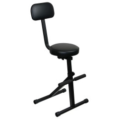 ODYSSEY Black Height Adjustable Chair for DJ
