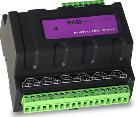 Visual Productions DIN Rail DMX/RDM RdmSplitter Terminal